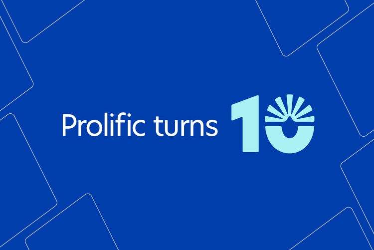Celebrating Prolific's 10-Year anniversary | Prolific